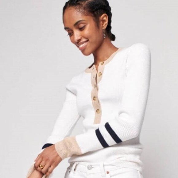 Faherty | Tops | Faherty Game Set Mikki Henley Sweater In Vintage ...